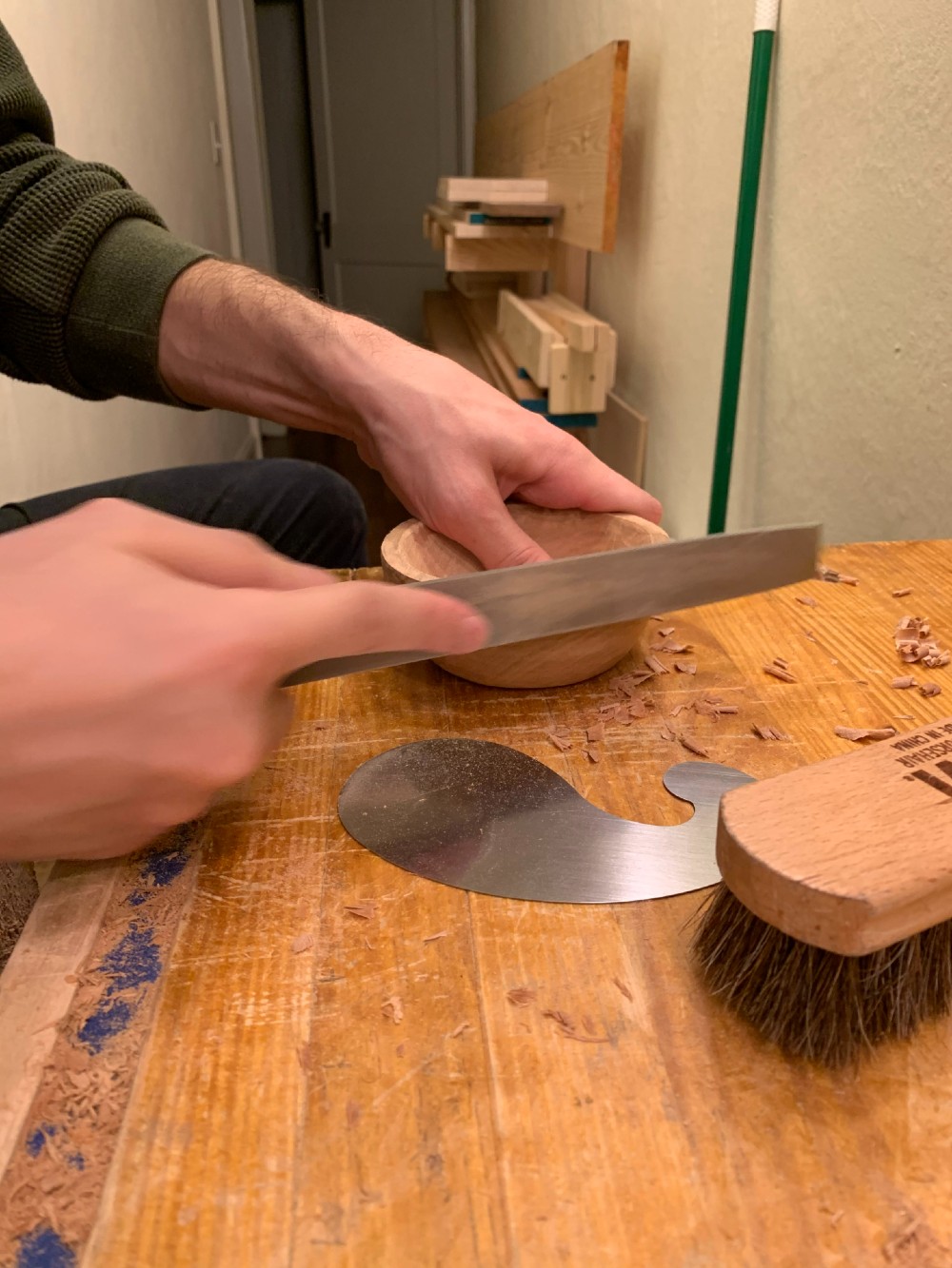 Woodcarving a Bowl with Hand Tools | Sait Cakmak