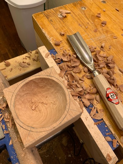 Woodcarving a Bowl with Hand Tools | Sait Cakmak