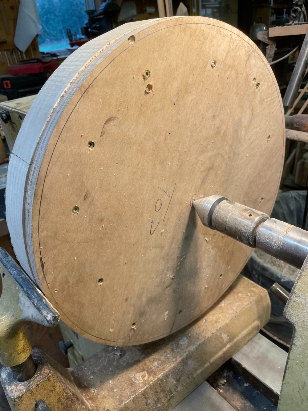 Woodturning a Segmented Porch Post Column Base | Temple Blackwood