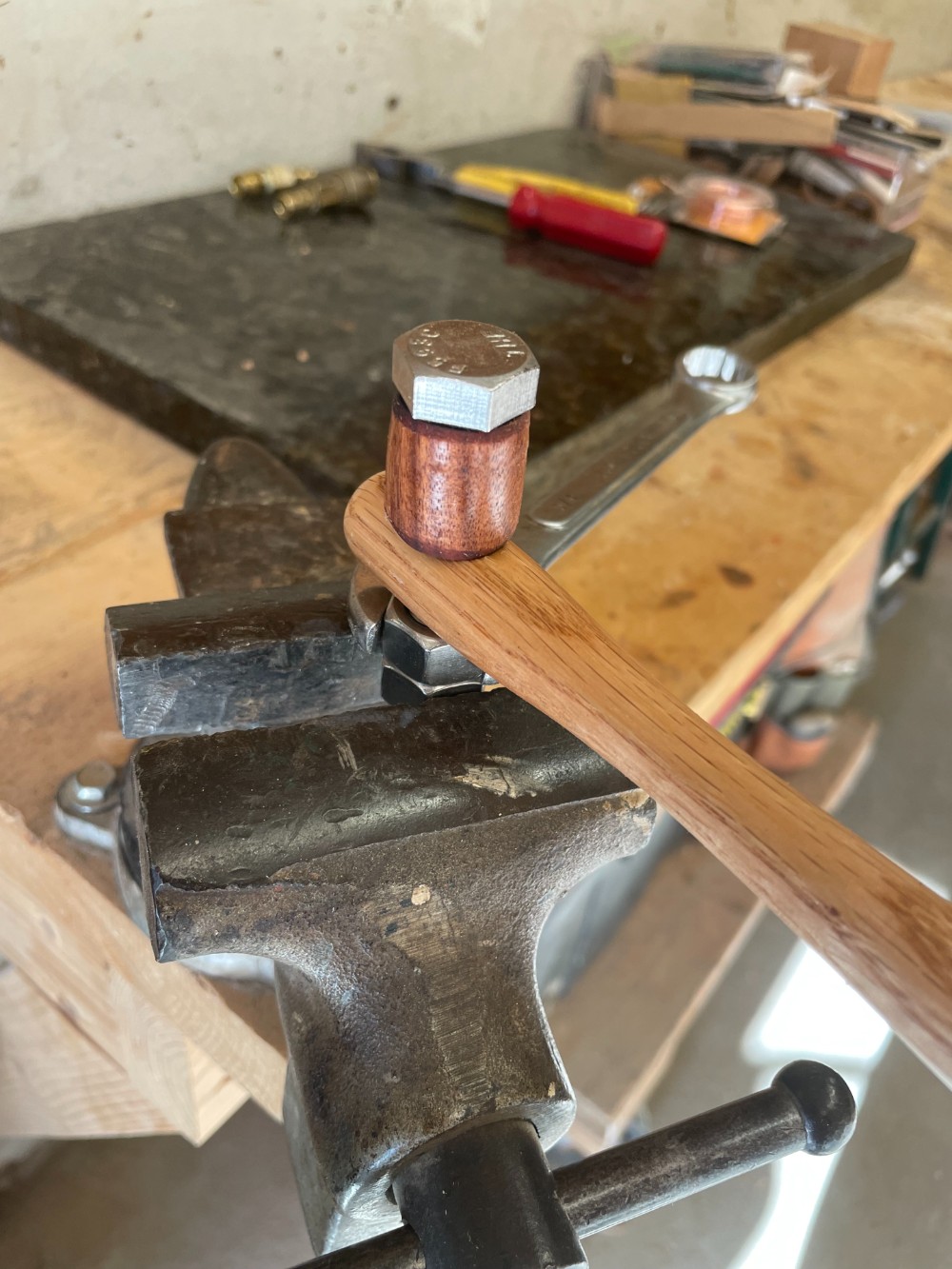 Woodturning a Nut Hammer | Temple Blackwood