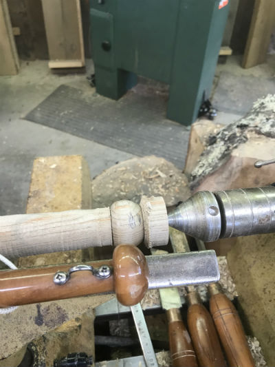 Woodturning a Turning a Long and Thin Staff | Turning the Corner