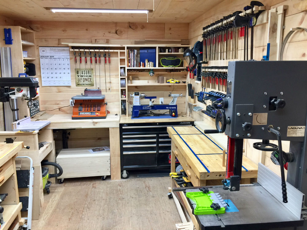 Narrow Woodshop Plans